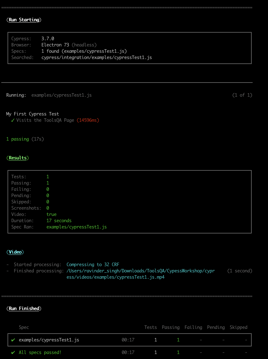 How To Run Cypress Tests With Cypress Test Runner And Command Line 